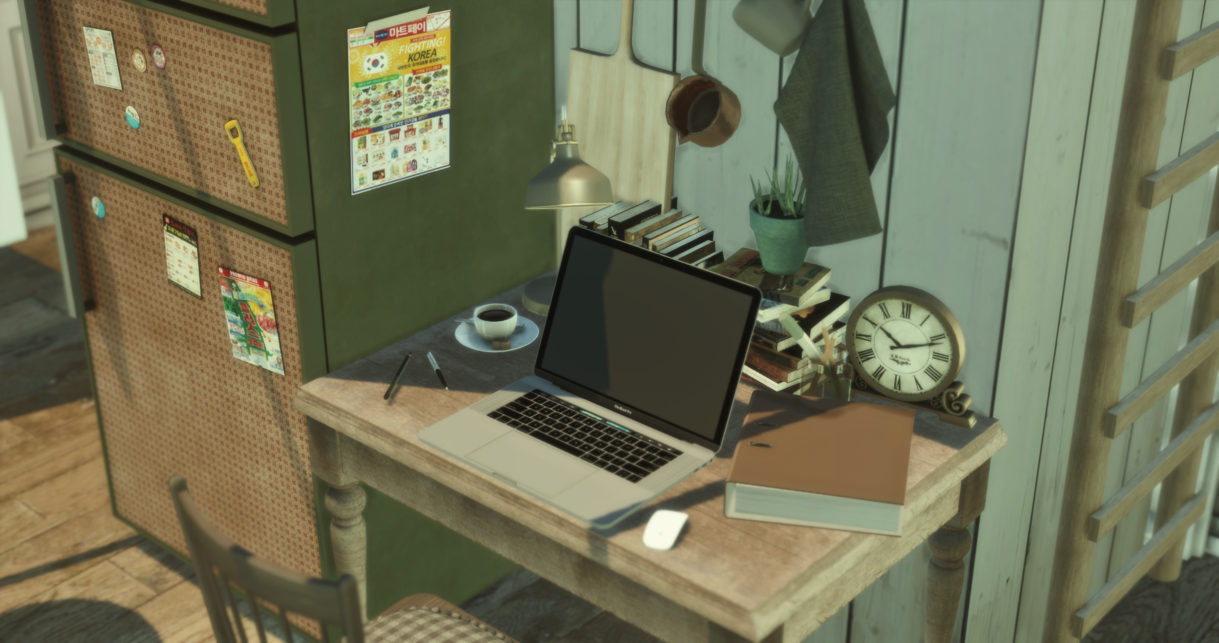 rustic kitchen recolor – Sims 4 buildings from Katesimblr