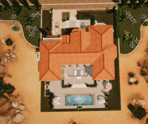 Mafia Villa – Katesimblr Sims 4 building