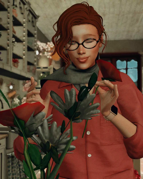 Rosé Bloom – Flower Shop & Apartment | Valentine Build for The Sims 4 ...