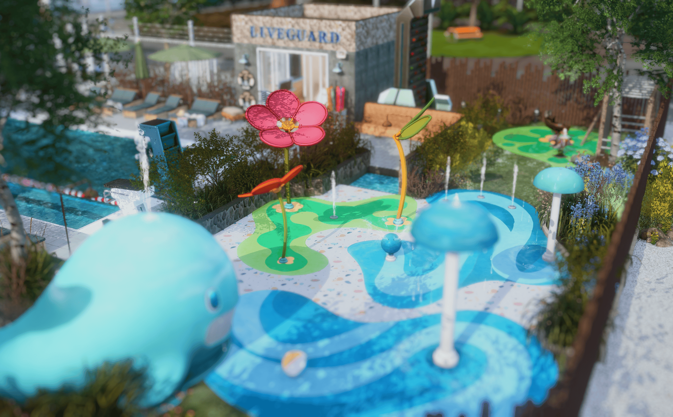 Sky Fitness – Katesimblr Sims 4 building