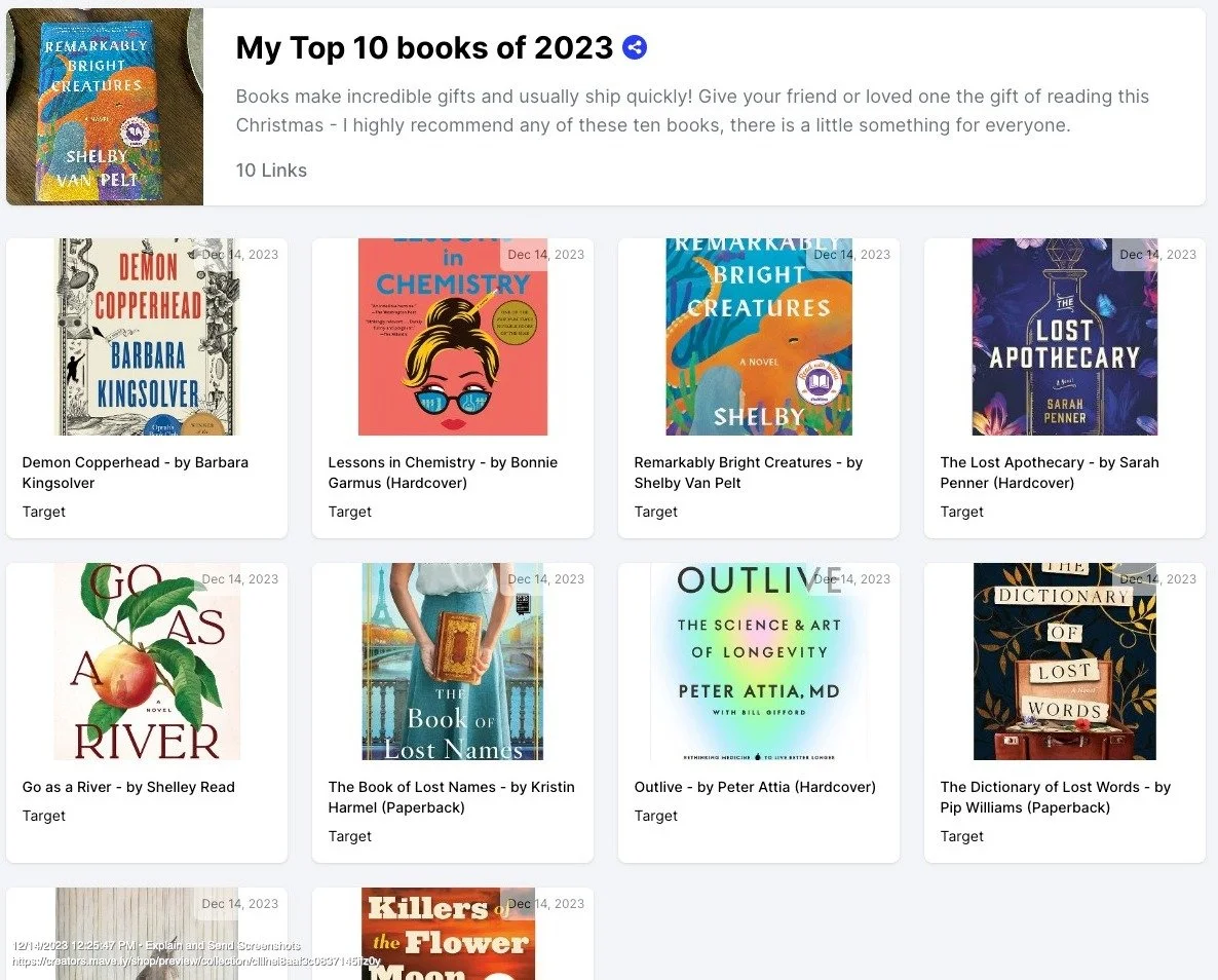 Top 10 Books for 2023 — Kinship and Vine