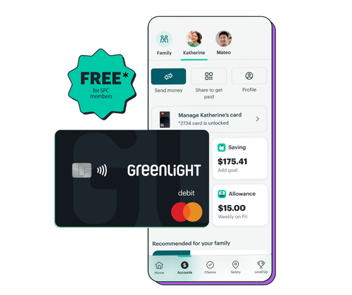 Greenlight Kids' Debit Card & Money App | SPC Credit Union