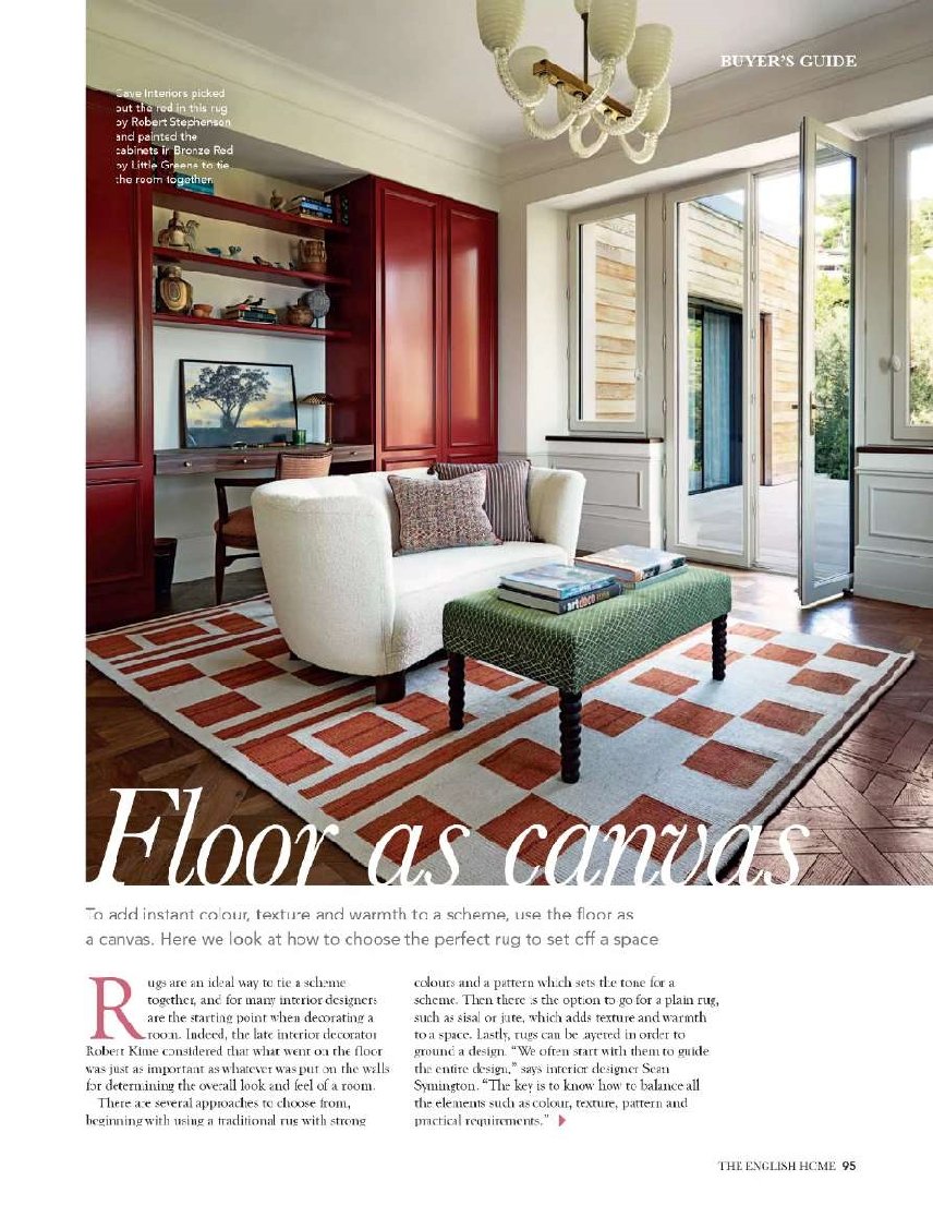 The English Home - Floor as Canvas, November 2024 — Cave Interiors