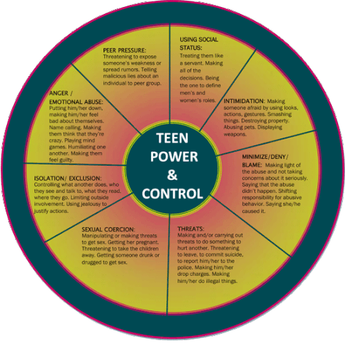 Power & Control Wheel - Teens — Eau Claire Health Alliance