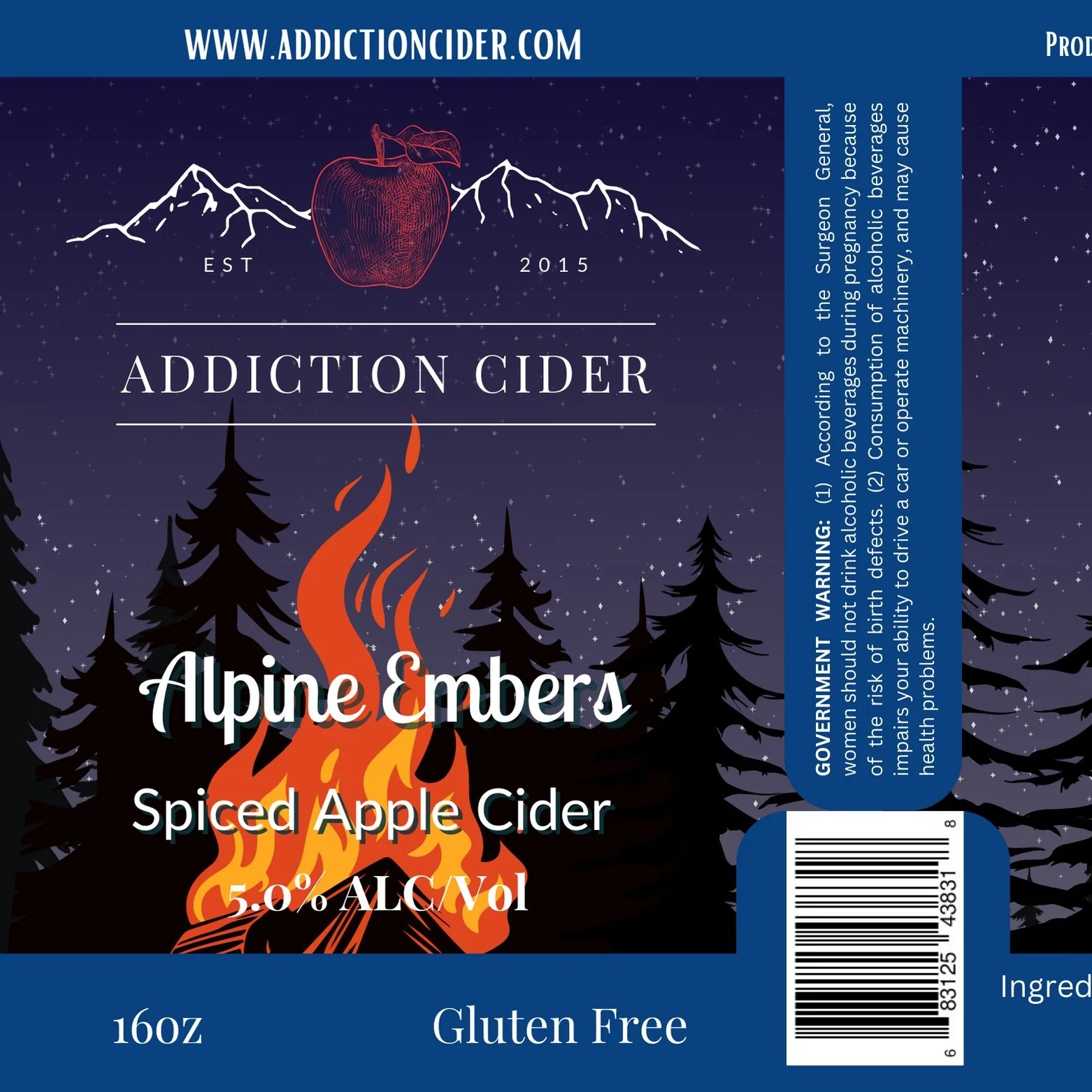 Addiction Cider — Bouchette Vineyards