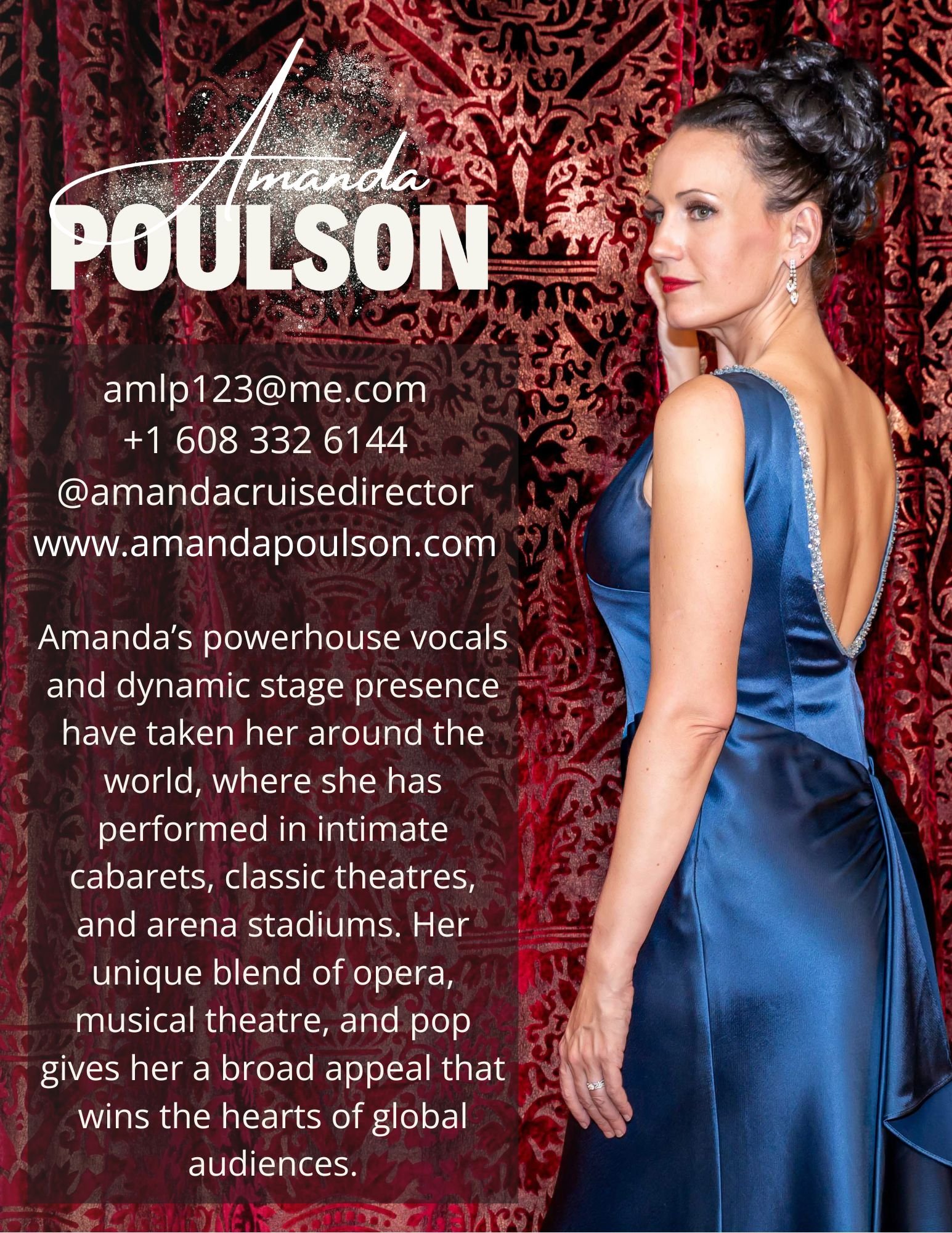 PRESS KIT — Amanda Poulson | Singer - Entertainer