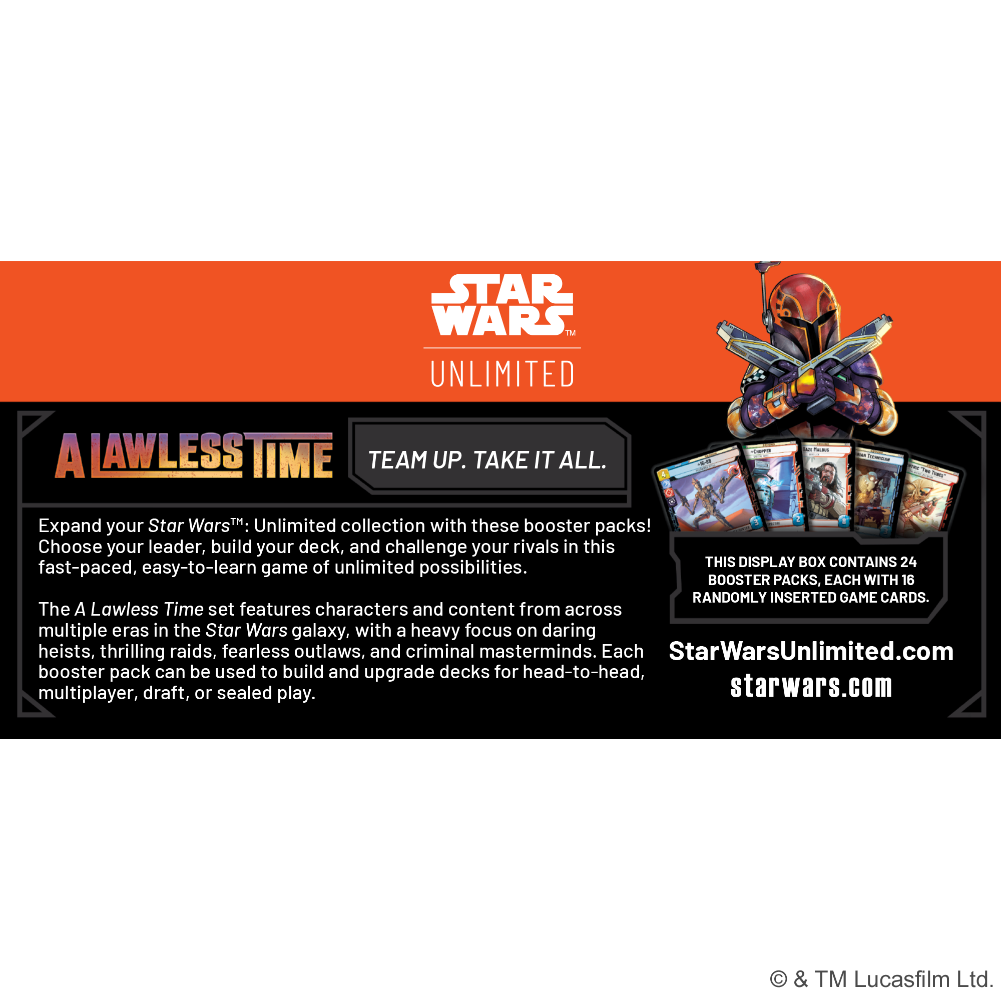 Star Wars: Unlimited – 2026 Twin Suns Deck Display — Cardboard Games
