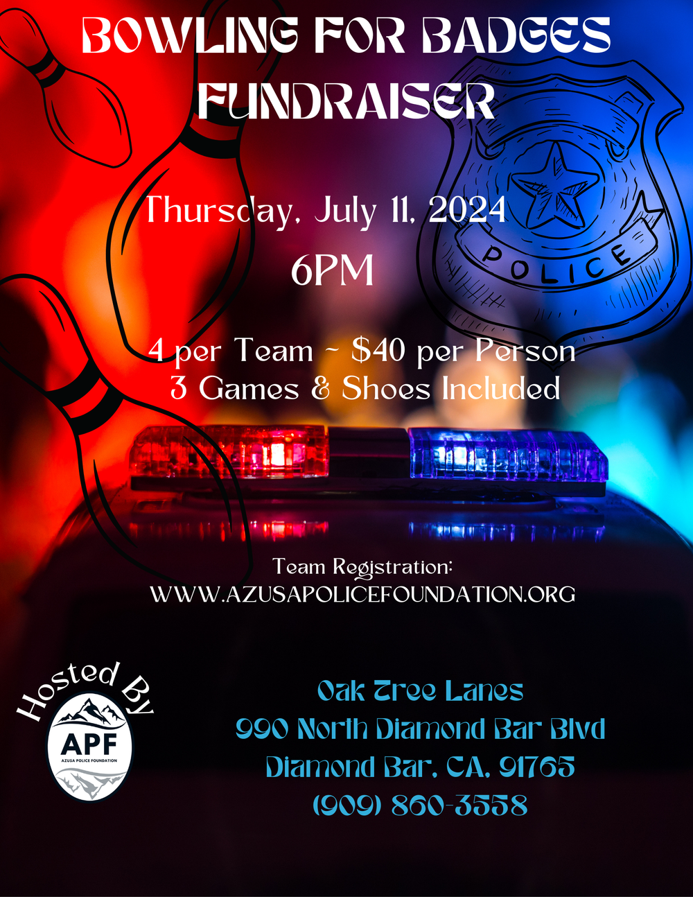 Events Calendar — Azusa Police Foundation