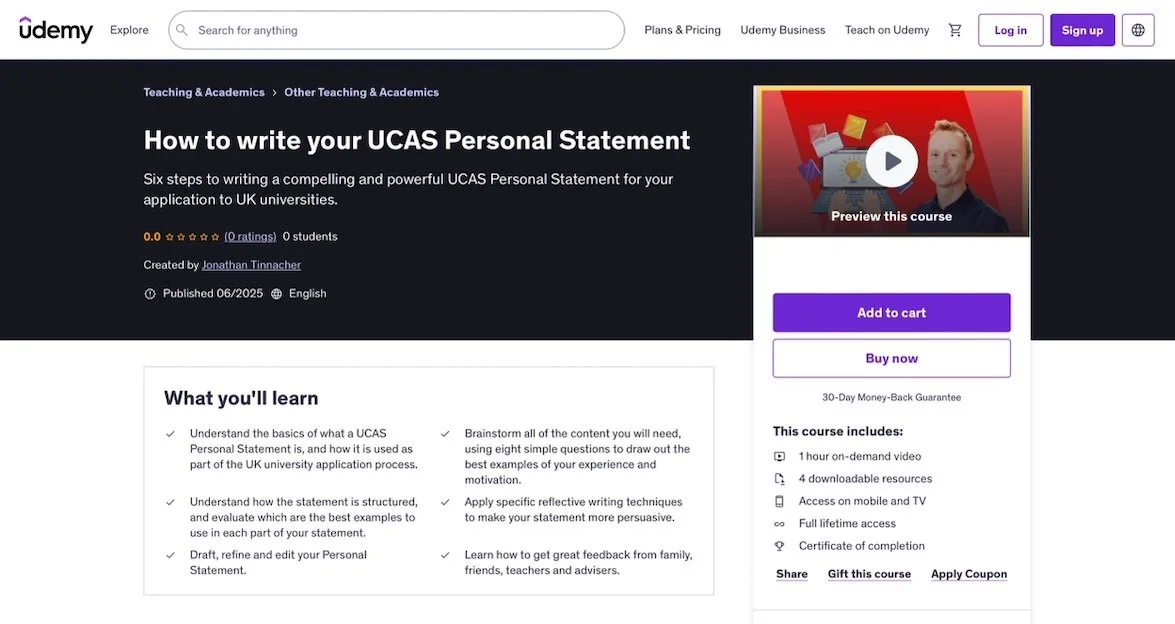 UCAS Personal Statements — betterunichoices