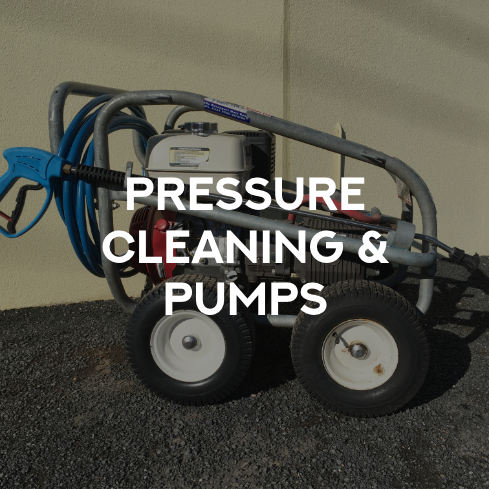 Pressure Cleaning & Pumps — Devonport Plant Hire