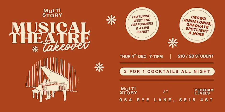 MUSICAL THEATRE TAKEOVER — Peckham Levels