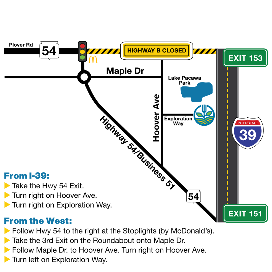Location & Hours | Food + Farm Exploration Center