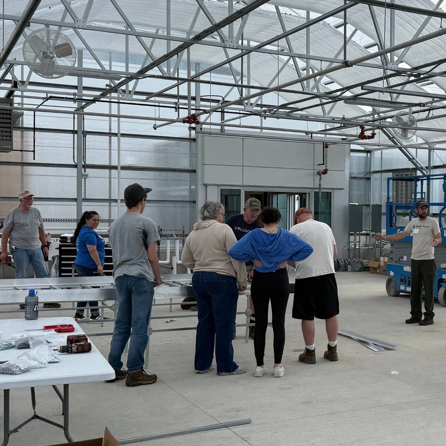Inside Our Greenhouse Build: Progress, Partners & Crops | Food + Farm ...