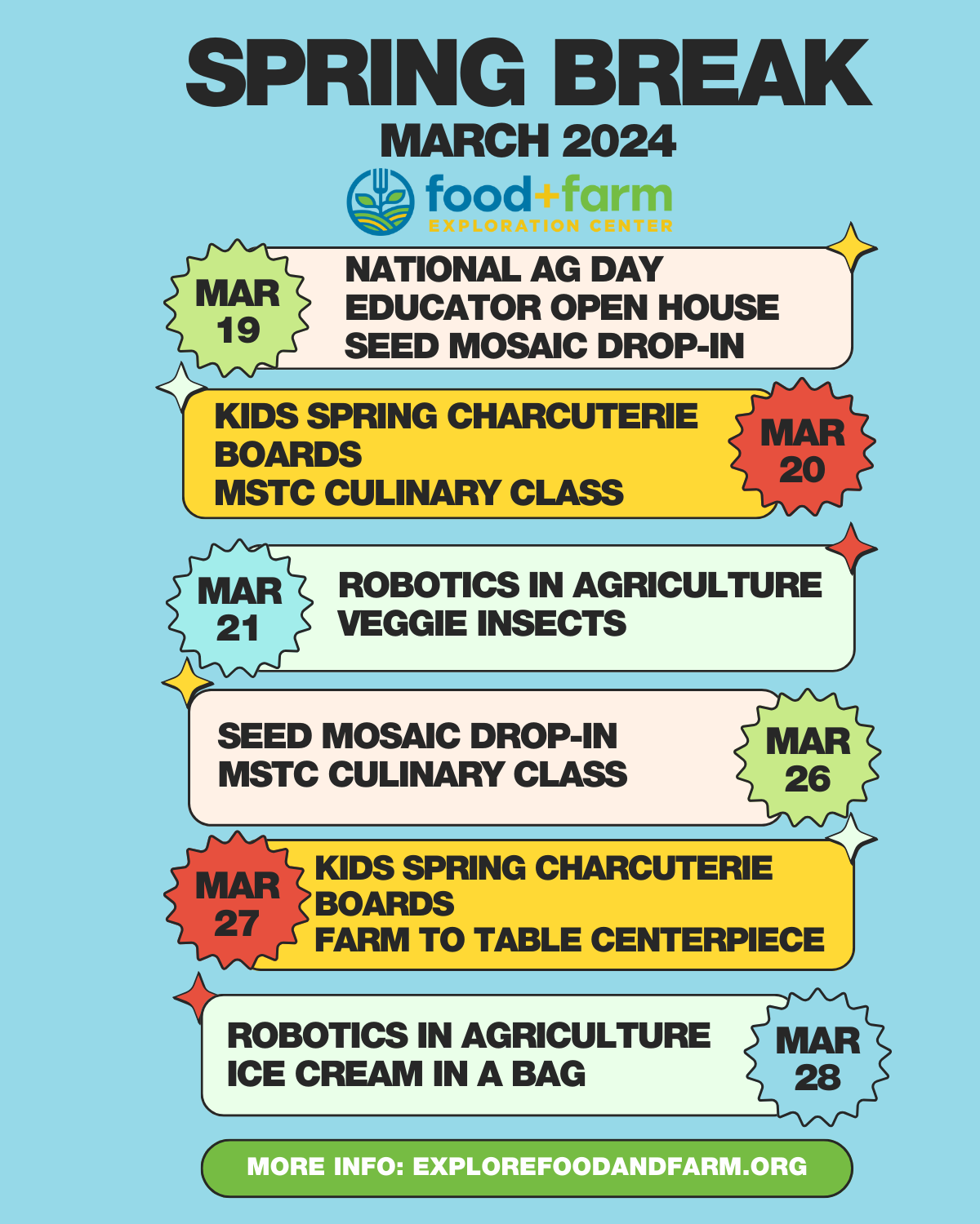 Spring Break 2024 | Food + Farm Exploration Center