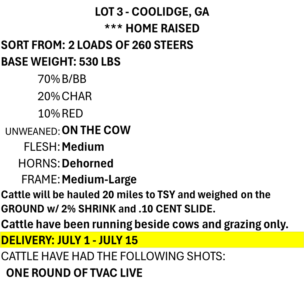 Load Lots — Thomasville Stockyard