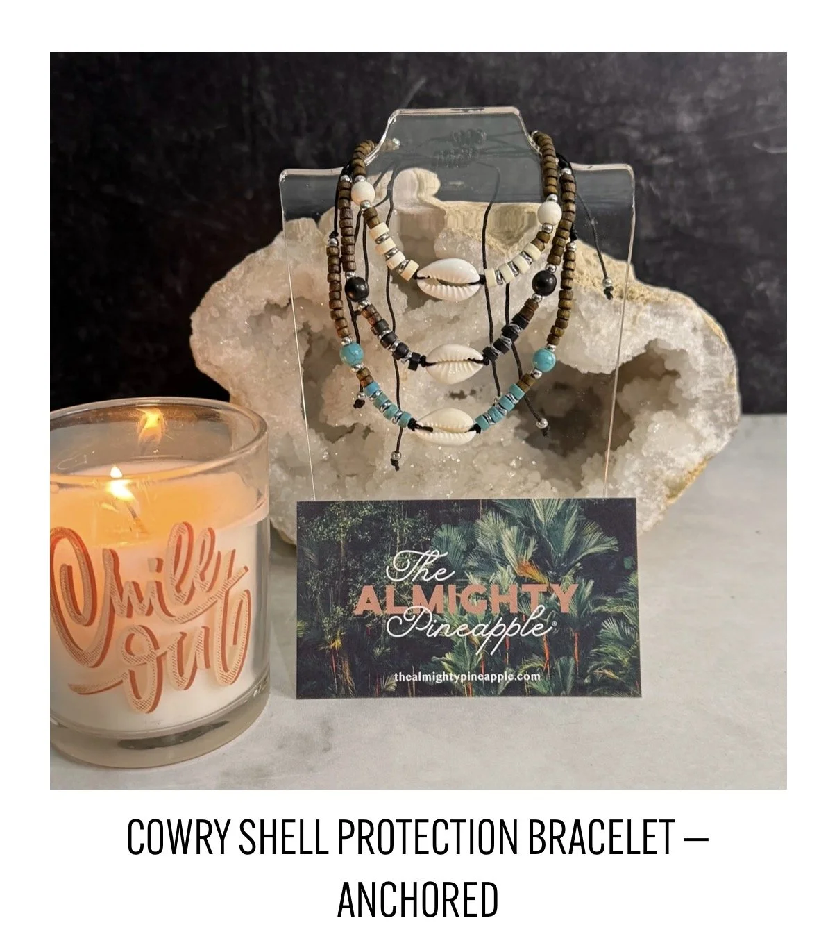 Concha y Cowry Protection Bracelets — The Almighty Pineapple LLC