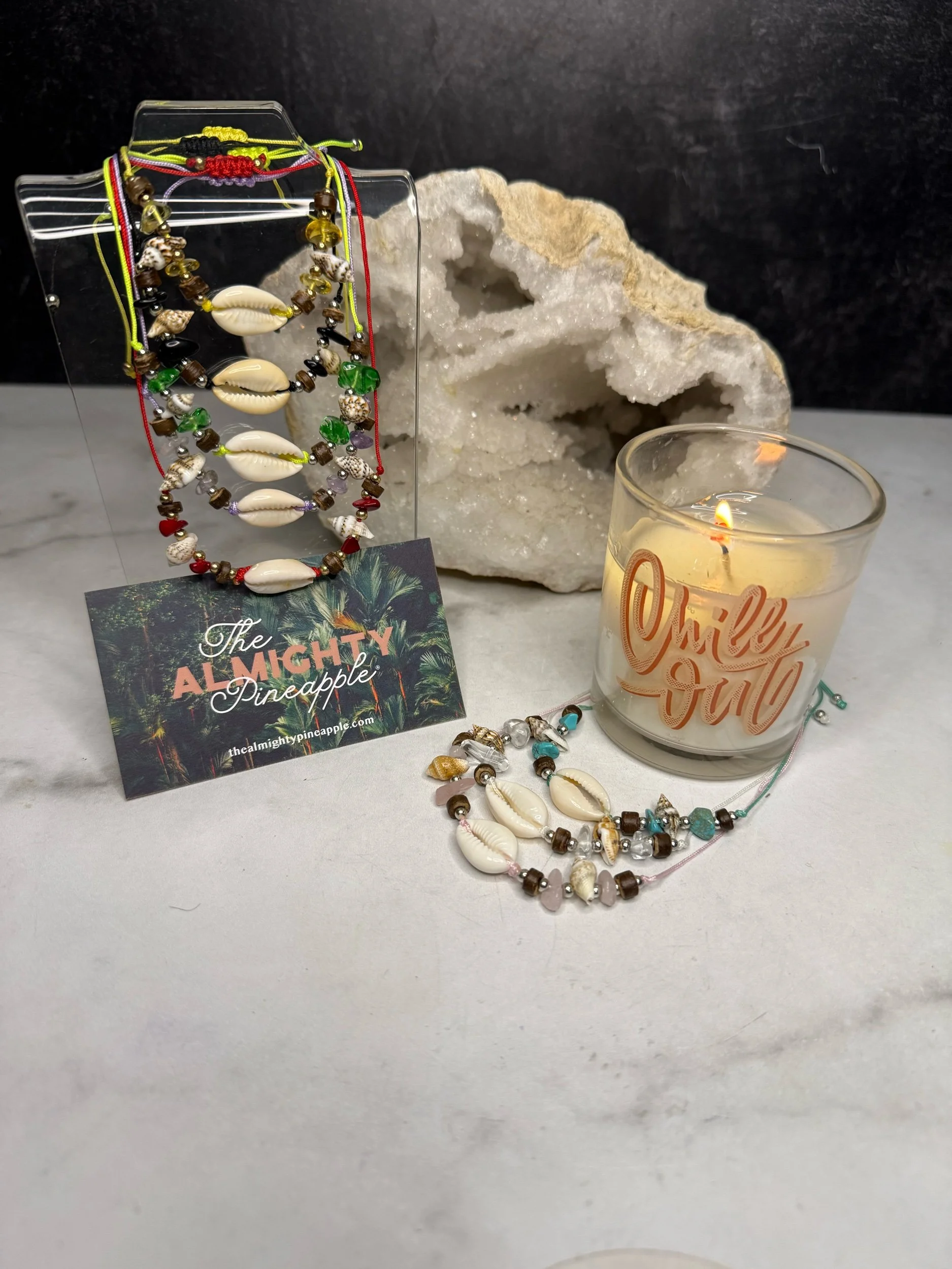 Concha y Cowry Protection Bracelets — The Almighty Pineapple LLC