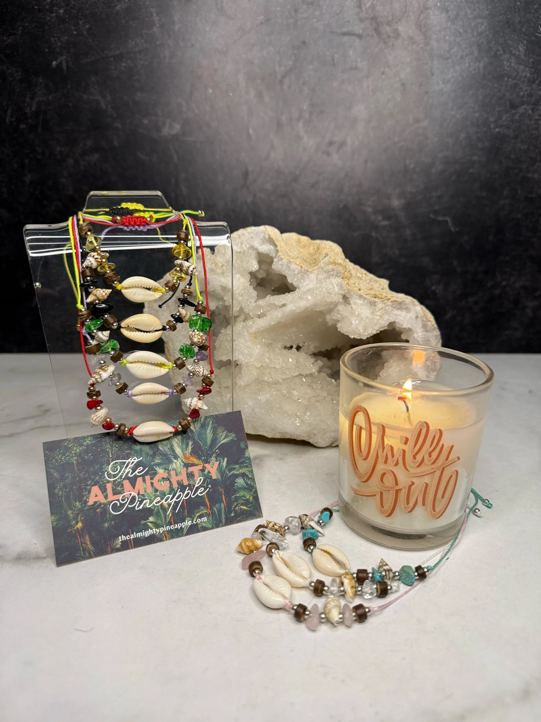 Concha y Cowry Protection Bracelets — The Almighty Pineapple LLC