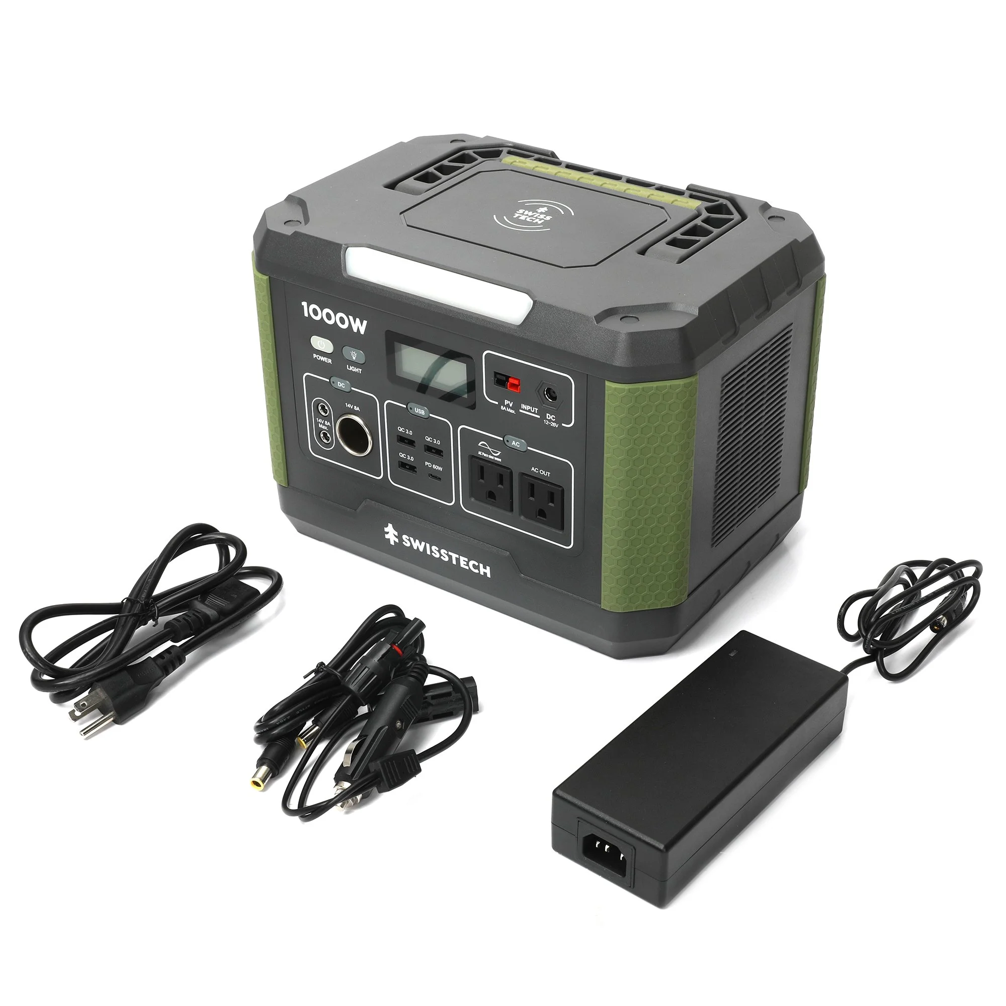 Riesen | Swiss Tech 1000W Solar Power Station | 1000W Portable ...