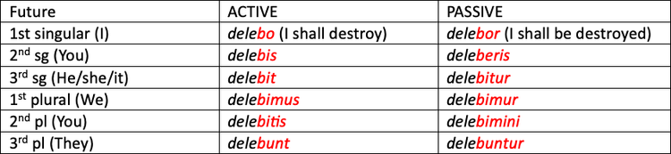 Indicative Verbs (Latin GCSE) — My Classics Portal