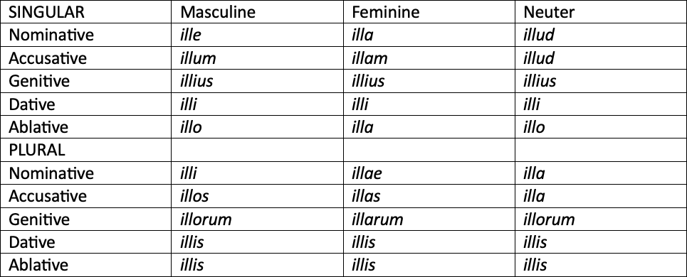 Pronouns - Latin GCSE — My Classics Portal