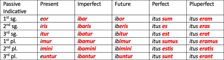 Irregular Verbs - Latin GCSE — My Classics Portal