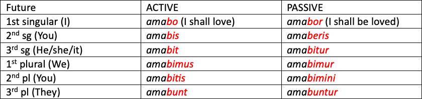 Indicative Verbs - Latin GCSE — My Classics Portal