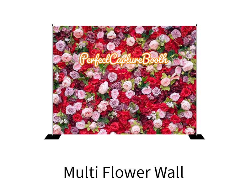 Discover VIP Flower Wall + Photo Booth Backdrops at Perfect Capture Booth