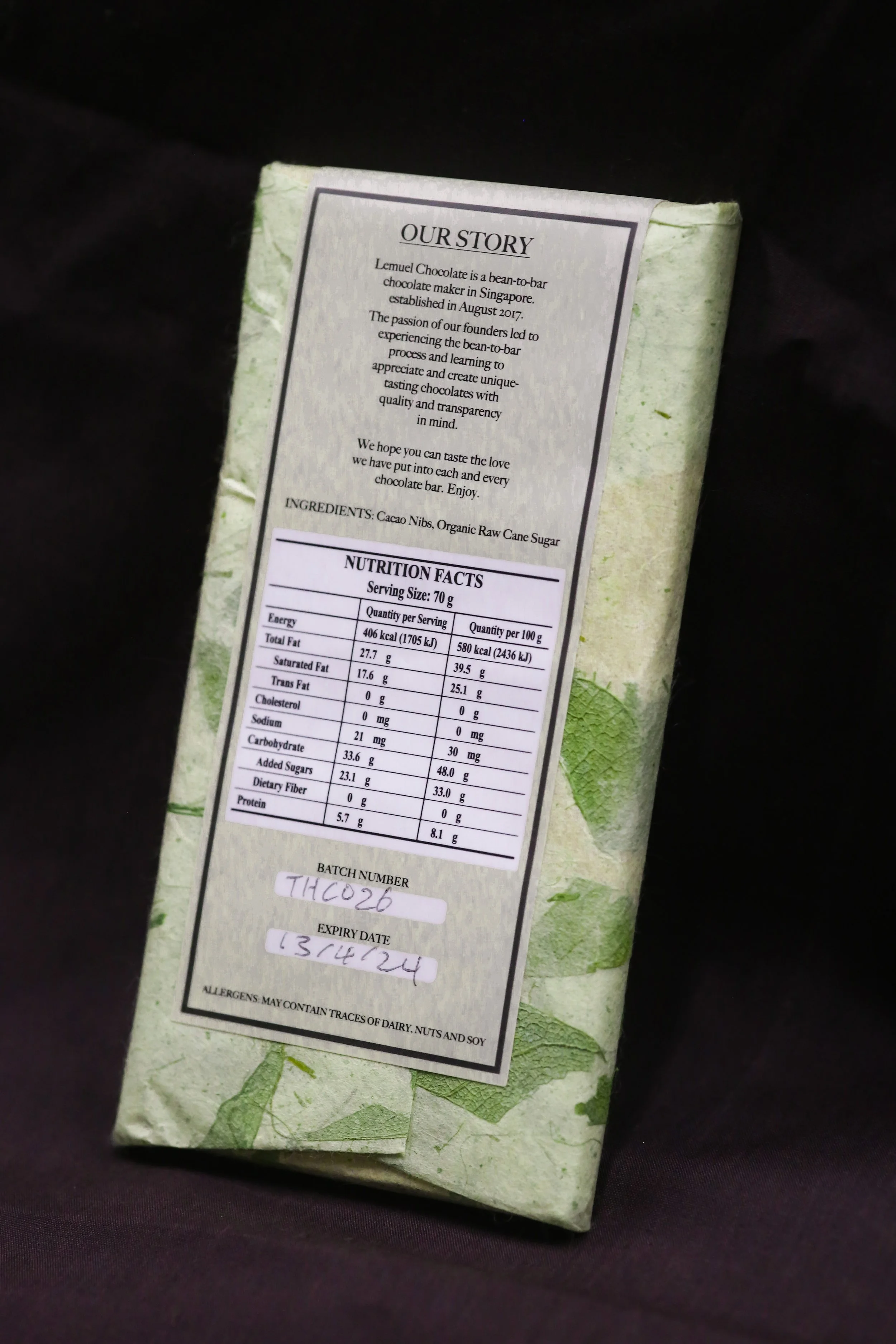 Single Origin Bars — Store — Lemuel Chocolate