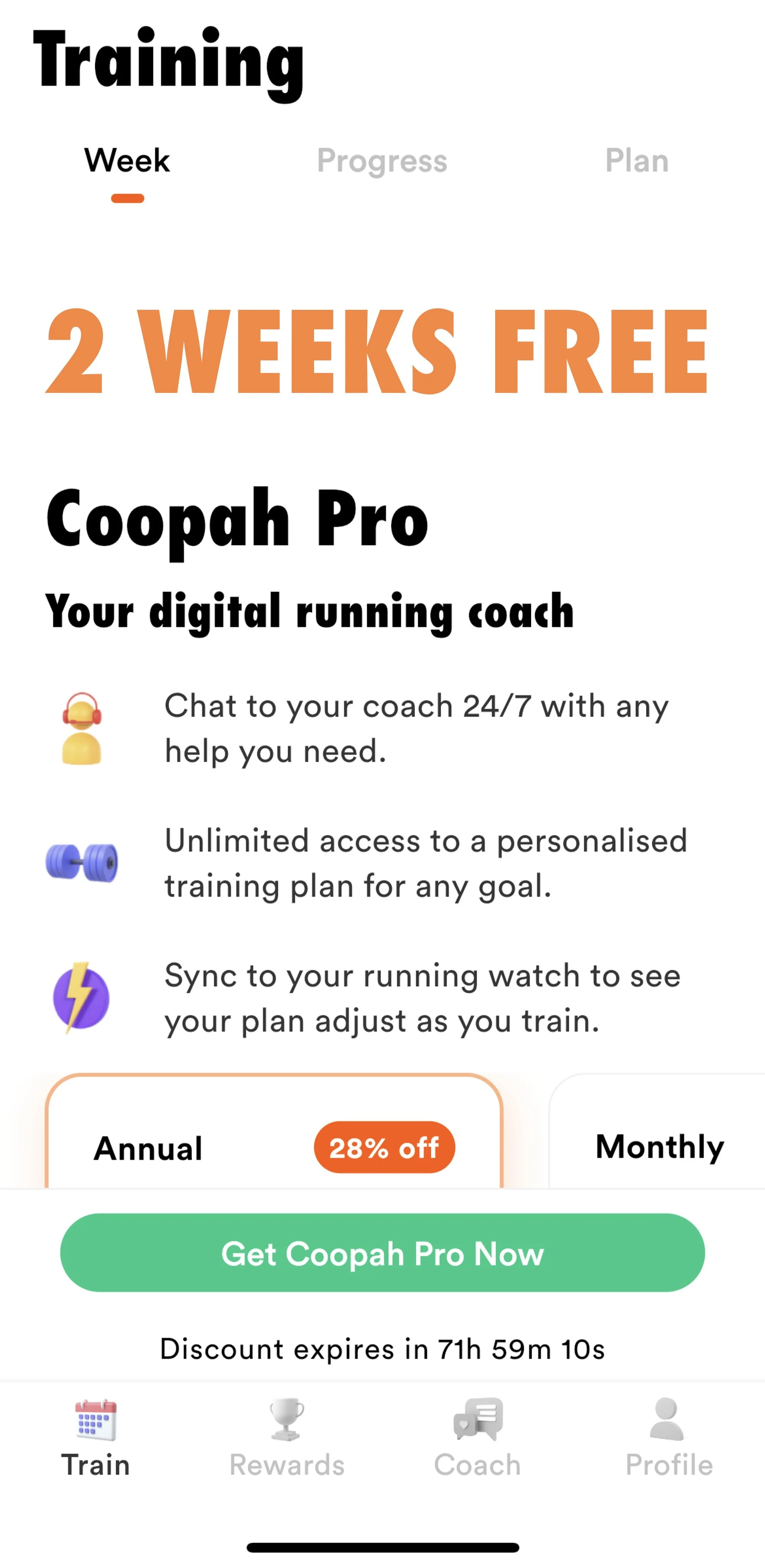 Training Plans — Coopah x Run For All