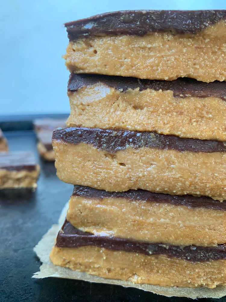 No Bake Healthy Chocolate Peanut Butter Bars (Gf, Kid-friendly) — The ...
