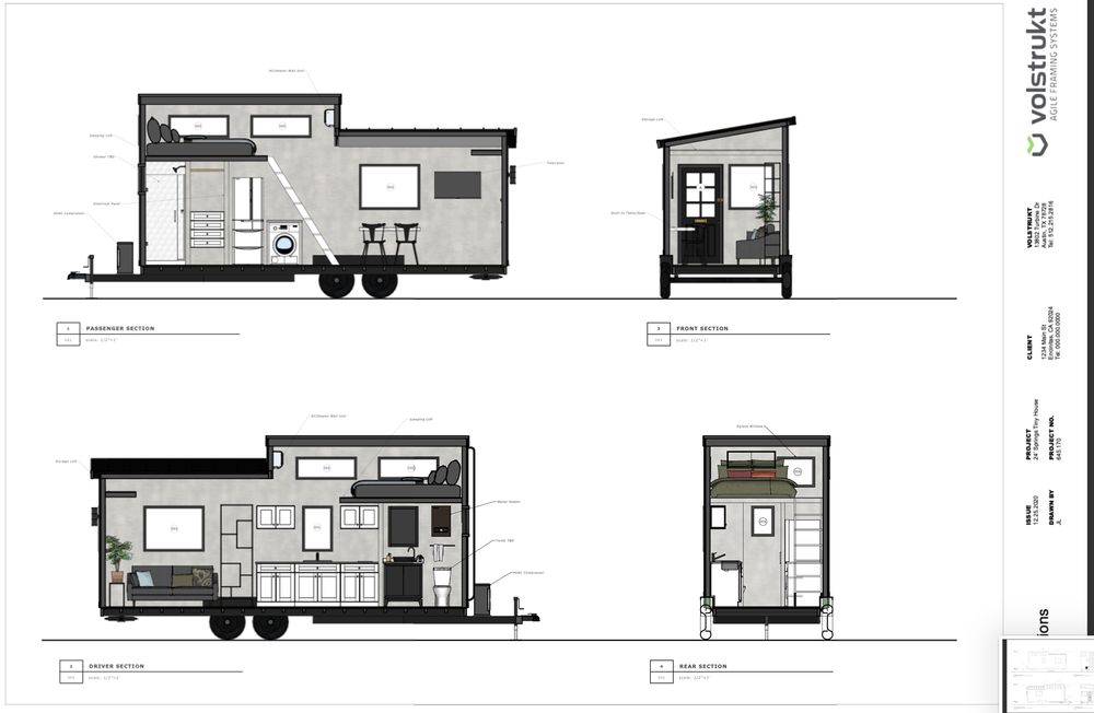 The Ruby Tiny Home | Warm & Contemporary Design by Rulaco | Rulaco Tiny Homes | Custom, Eco ...