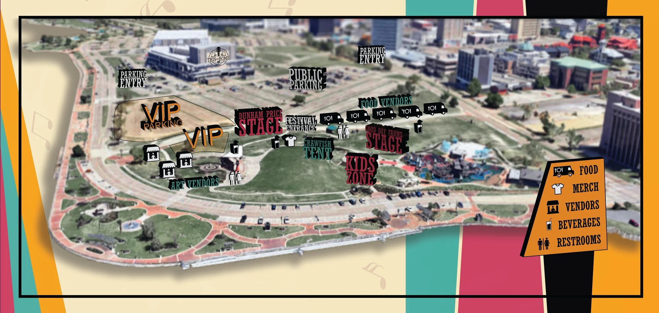 Schedule & Map — This is Home Festival