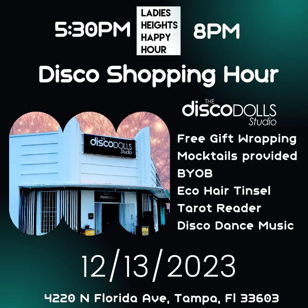Ladies Heights Happy Hour Disco Shopping — The Disco Dolls Studio
