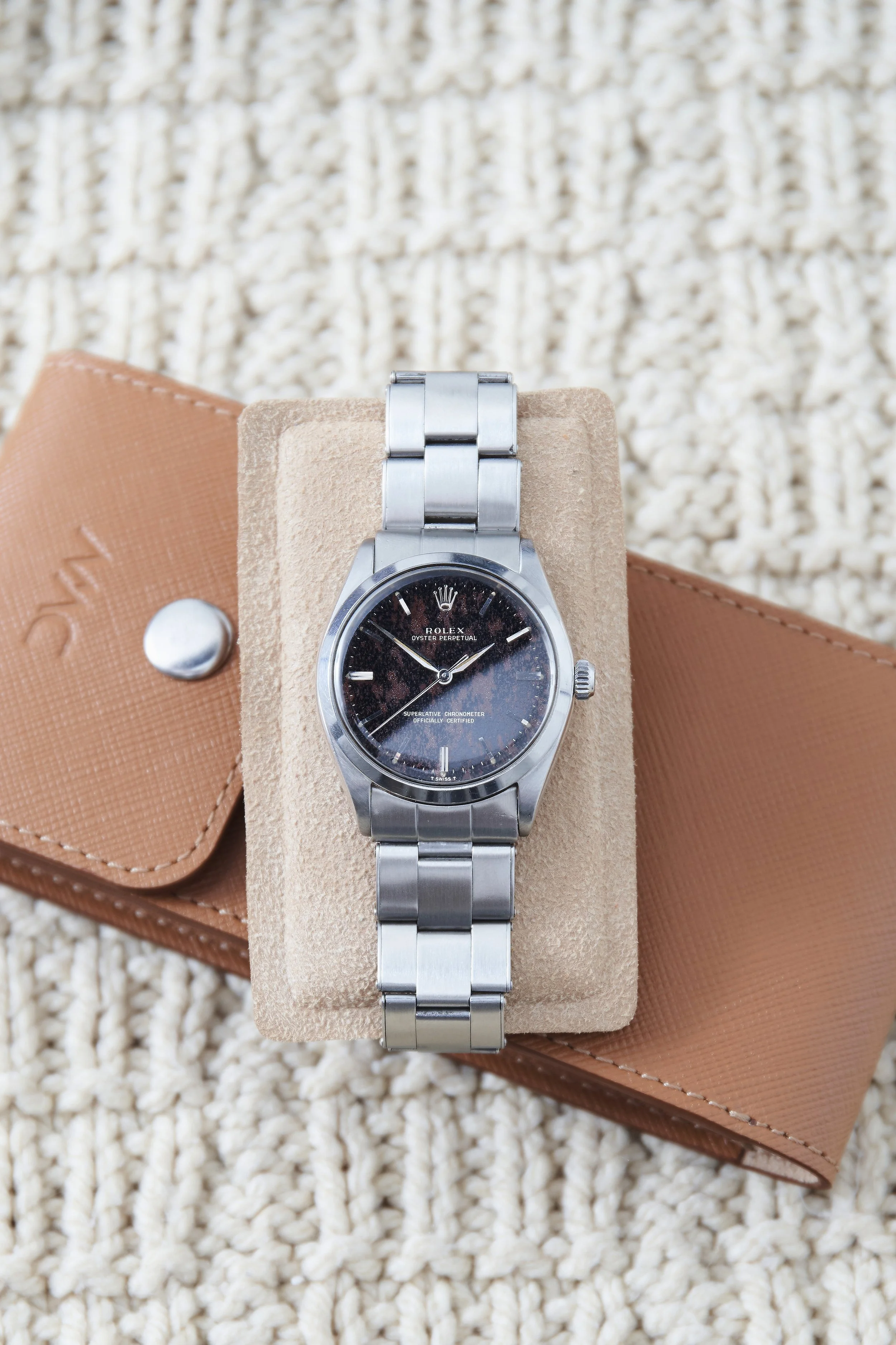 Rolex Oyster Perpetual Tropical 'Red Camo' Dial ref. 1002 — Doble ...