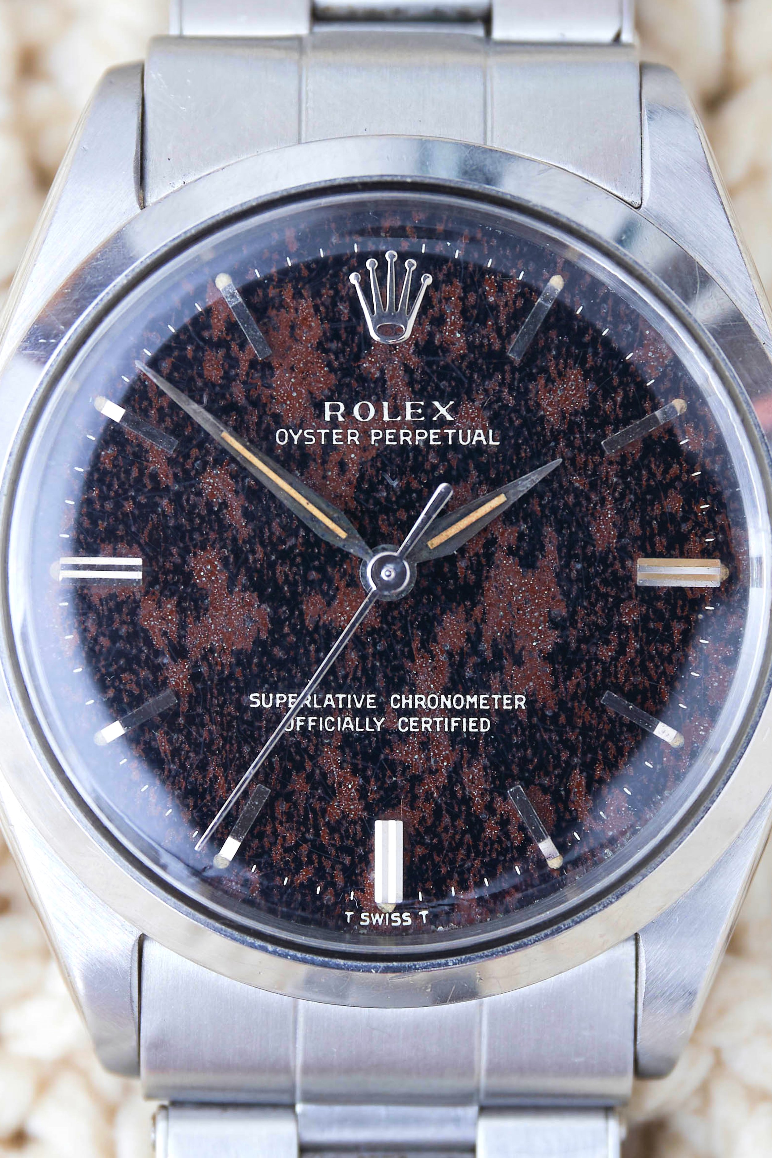 Rolex Oyster Perpetual Tropical 'Red Camo' Dial ref. 1002 — Doble ...