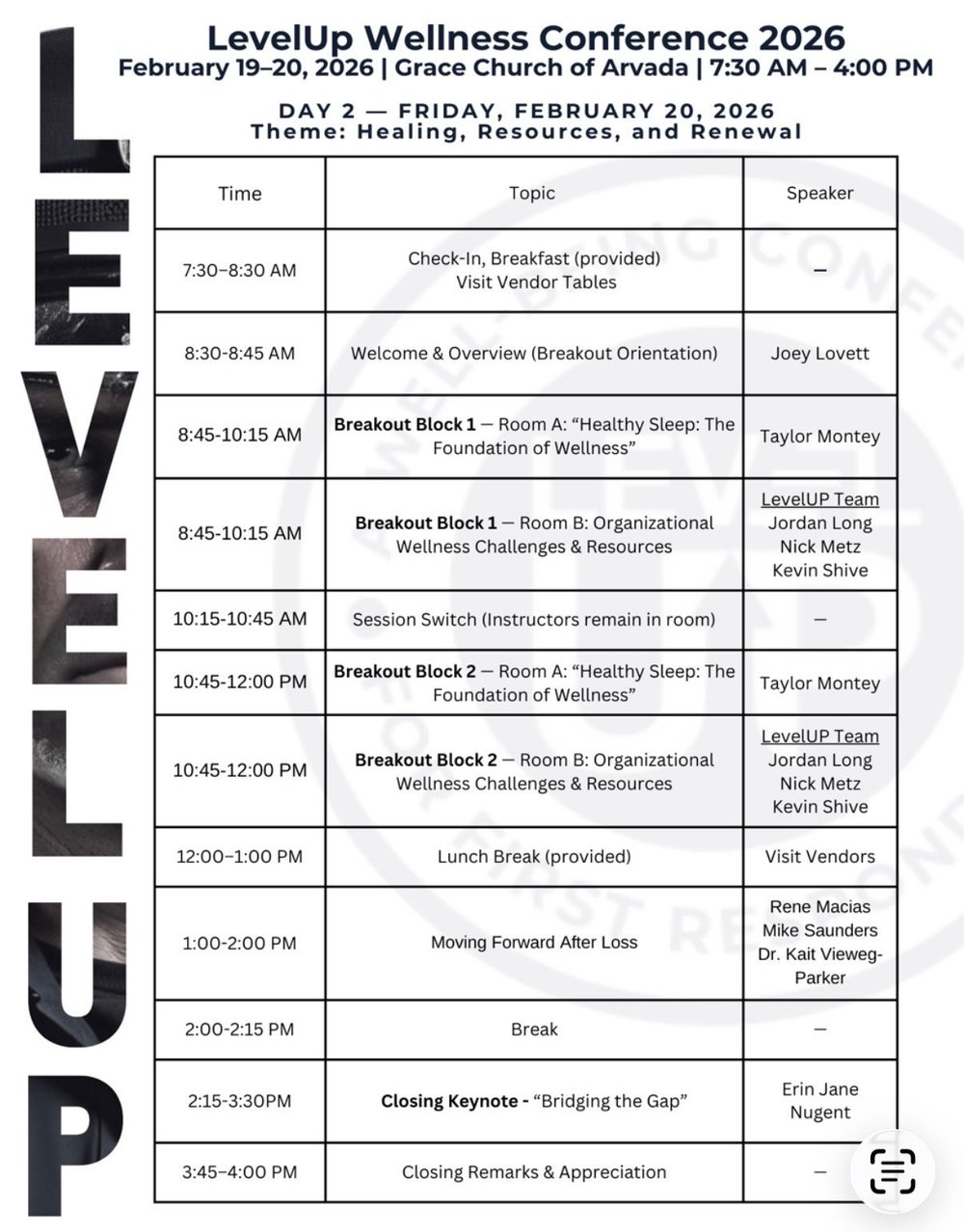 Level UP! Conference