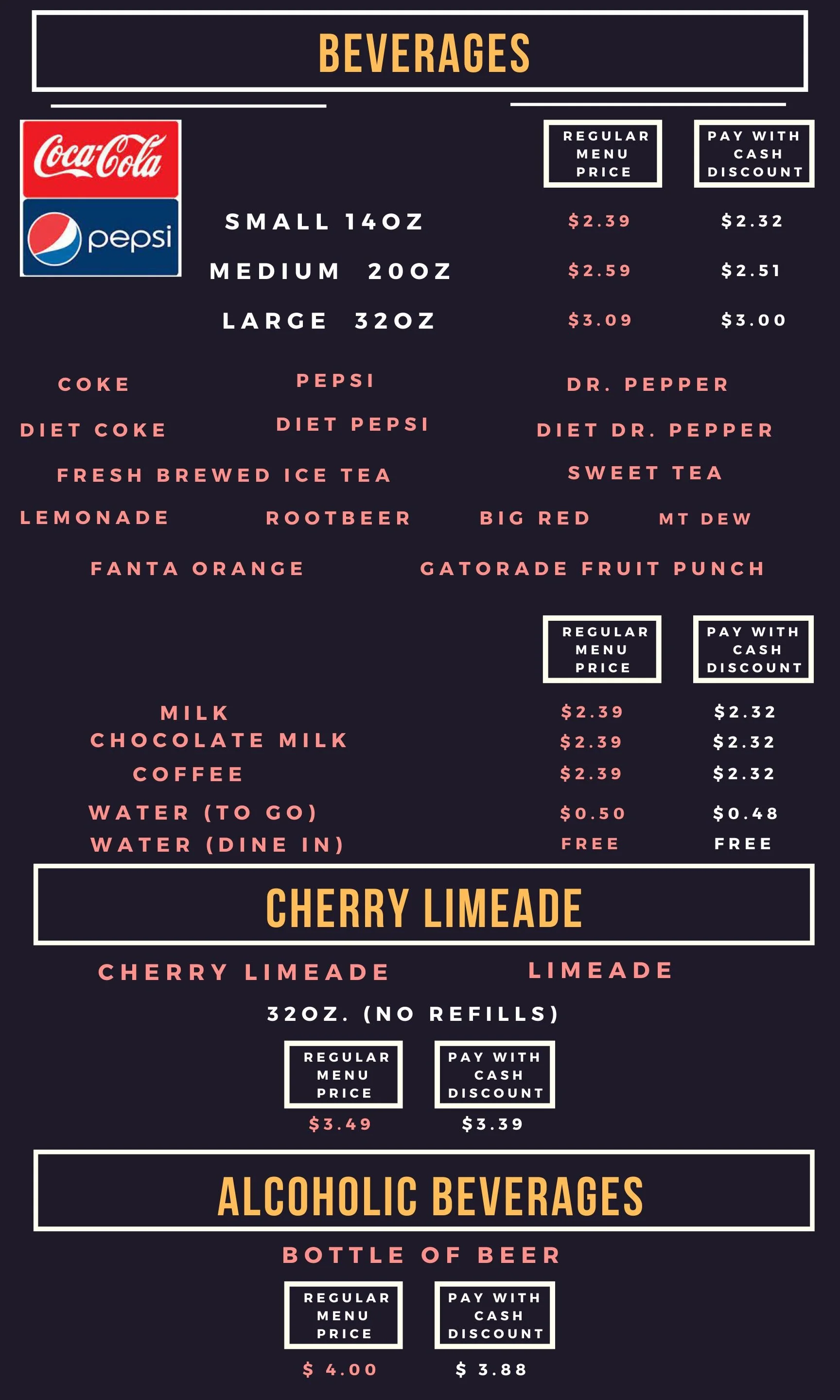 View Full Menu — Blazer's Restaurant