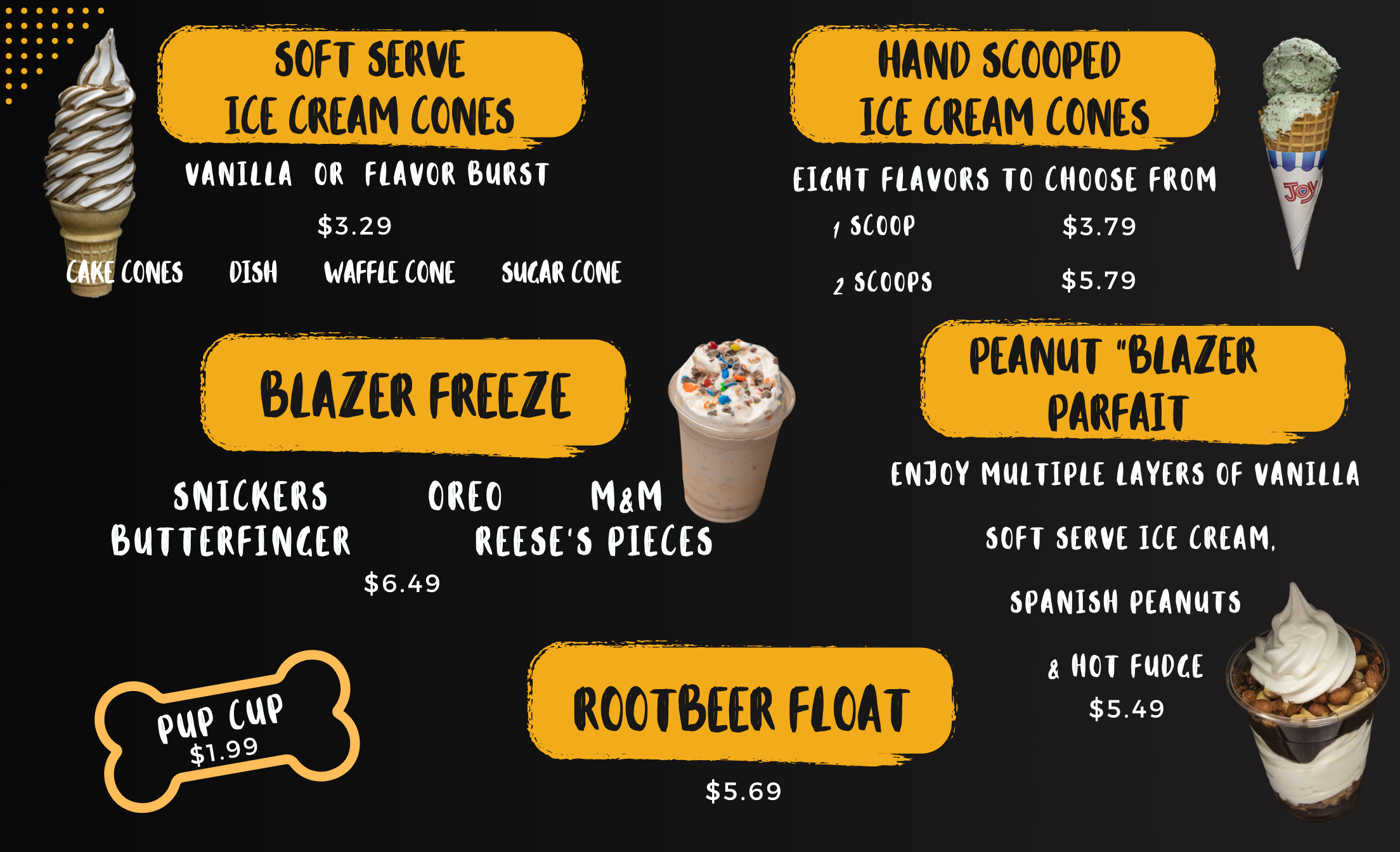 View Full Menu — Blazer's Restaurant