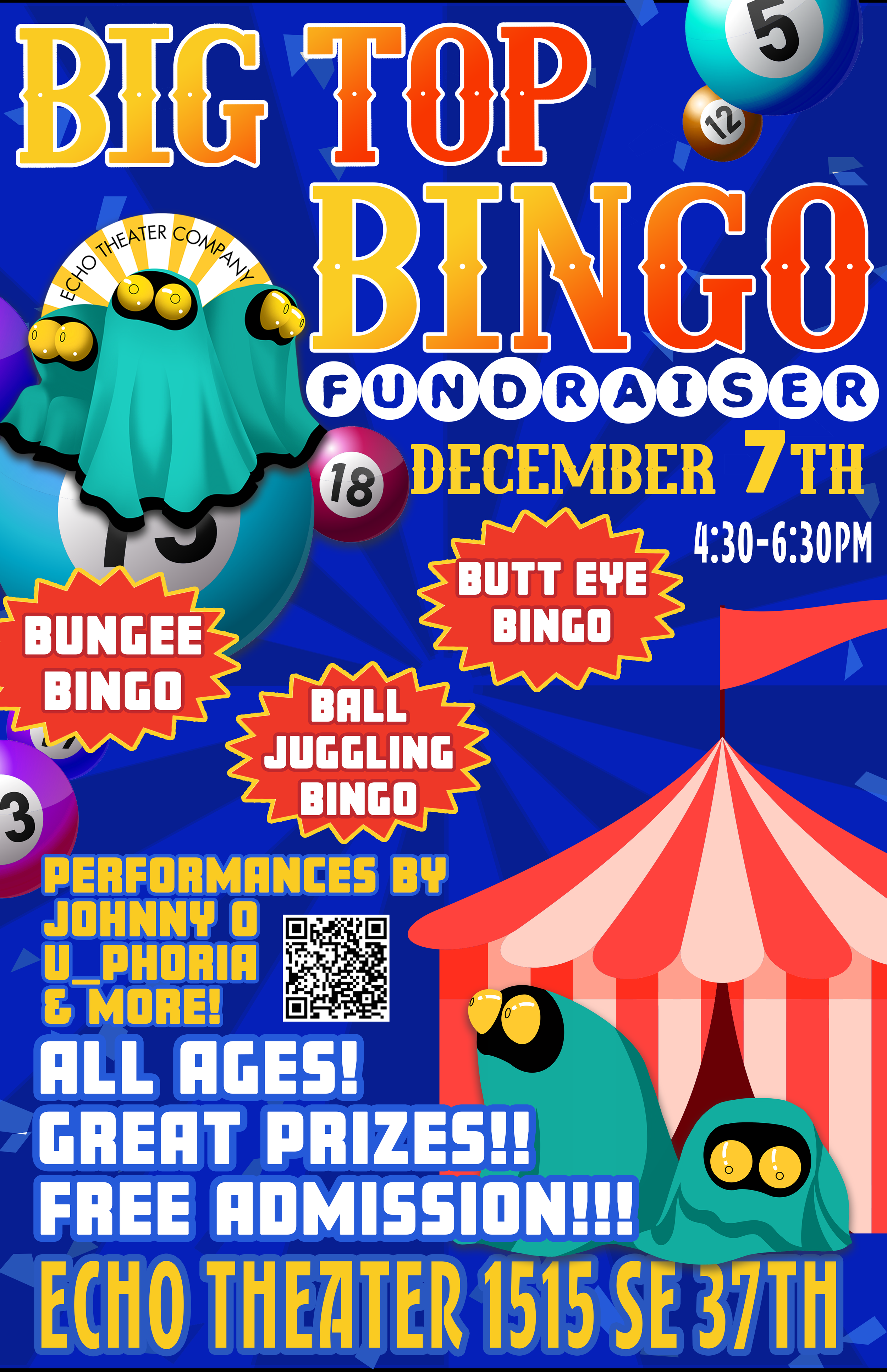 Big Top Bingo Fundraiser — Echo Theater Company