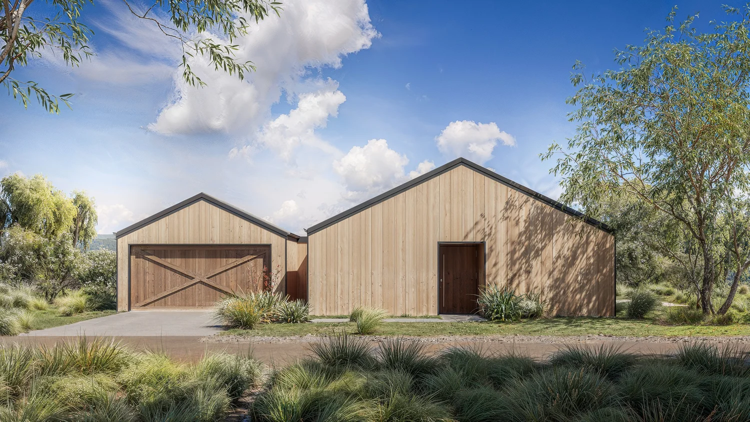 Contemporary Barn Home Plans — Modern Barn Living | Lifestyle Design ...