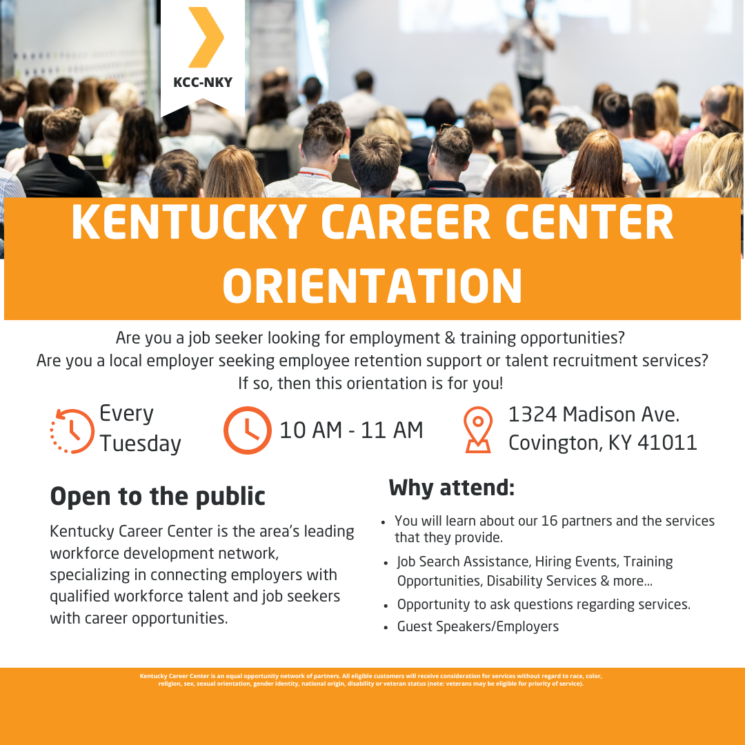 Kentucky Career Center Orientation — Kentucky Career Center