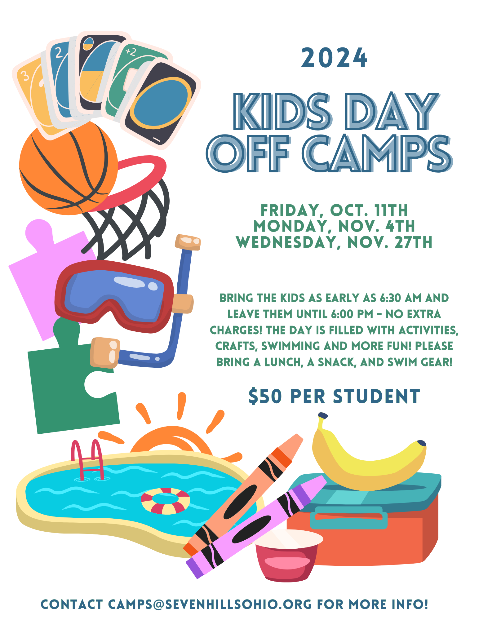 Before and After Care and Camps — City of Seven Hills