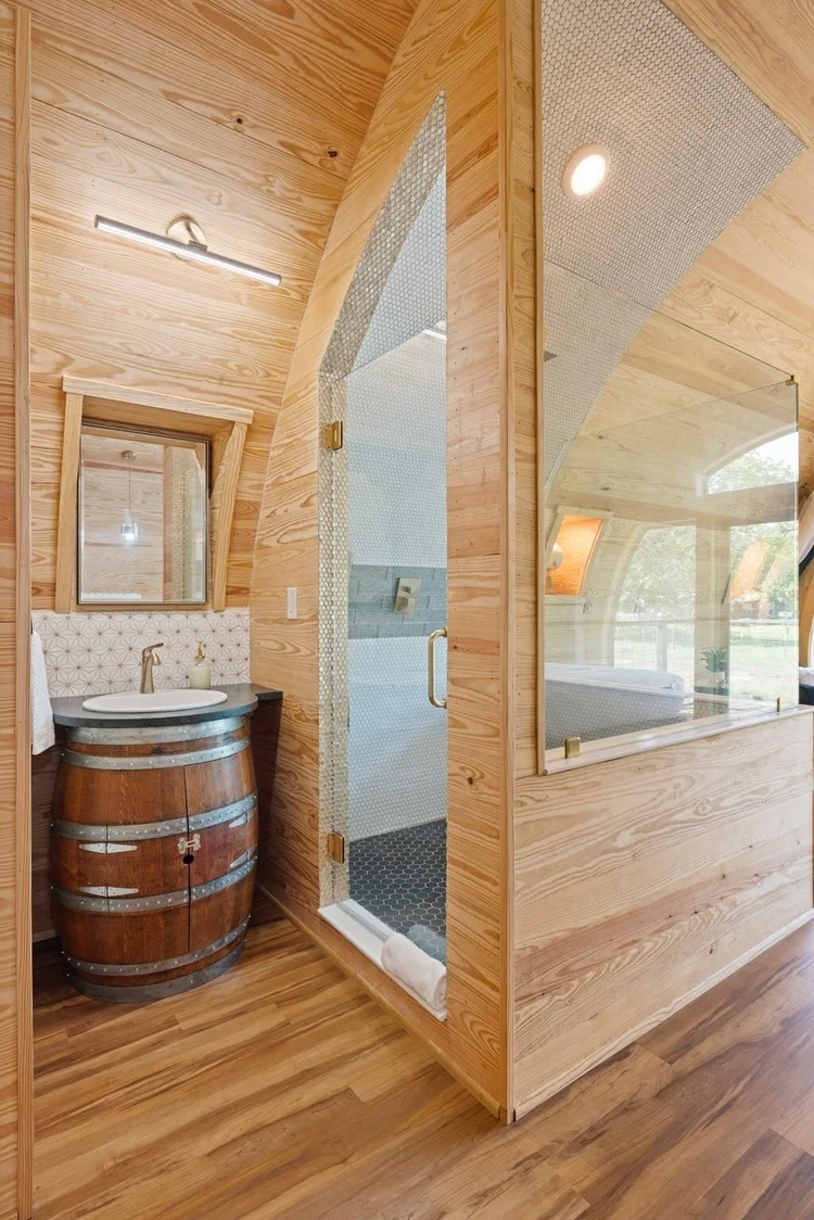 Chardonnay Wine Barrel Cabin — Wine Barrel Cabins