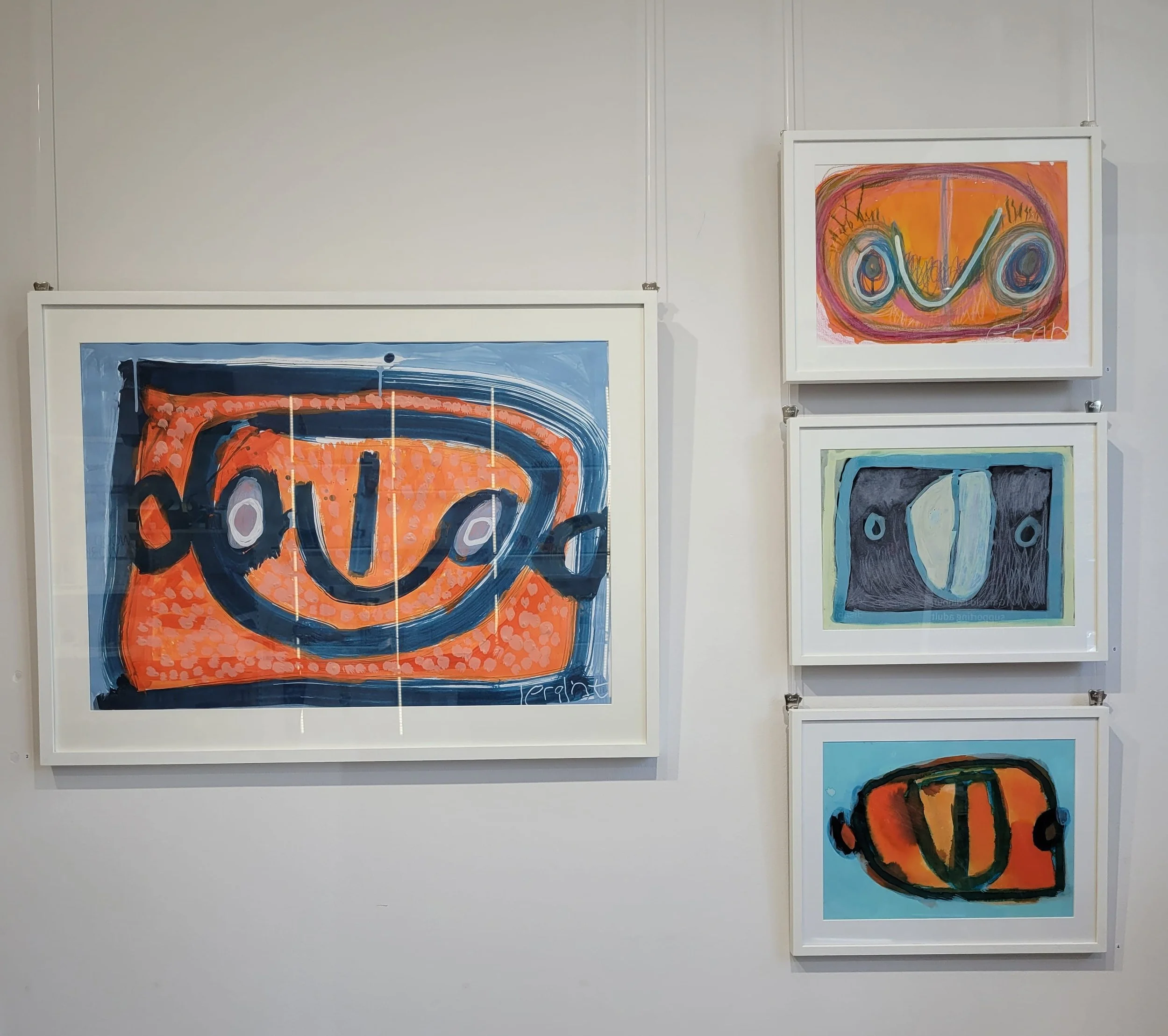 Garvald Edinburgh — Grant's Robot Faces Exhibition
