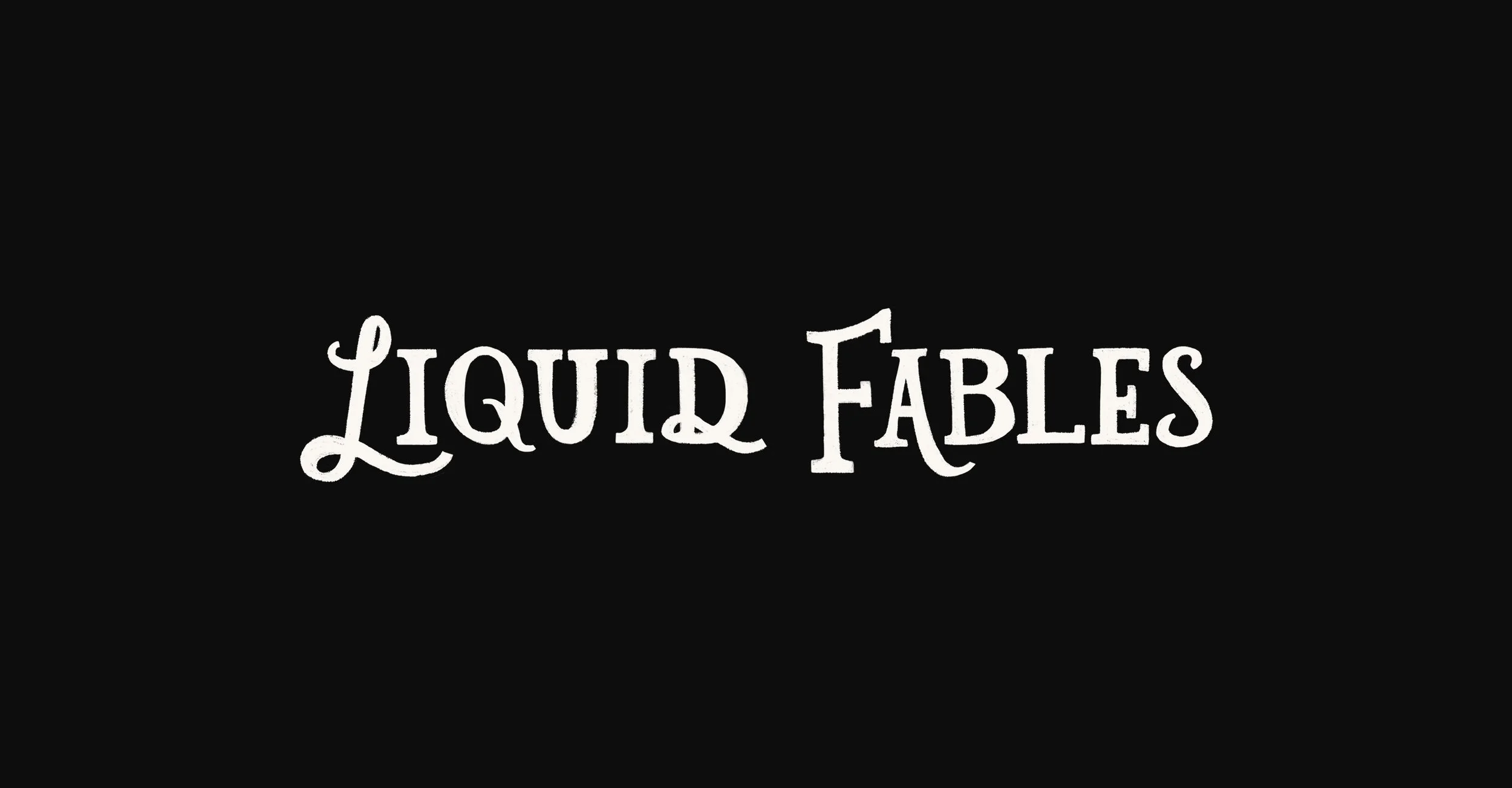 Liquid Fables Canned Cocktails — SK Design Studio