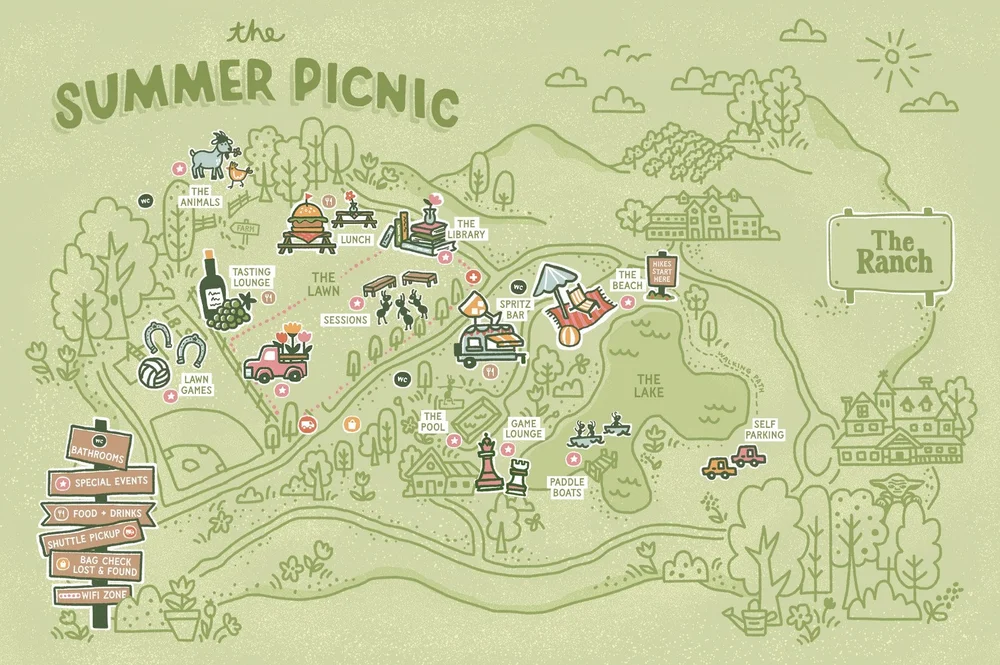 Custom Illustrated Maps — SK Design Studio
