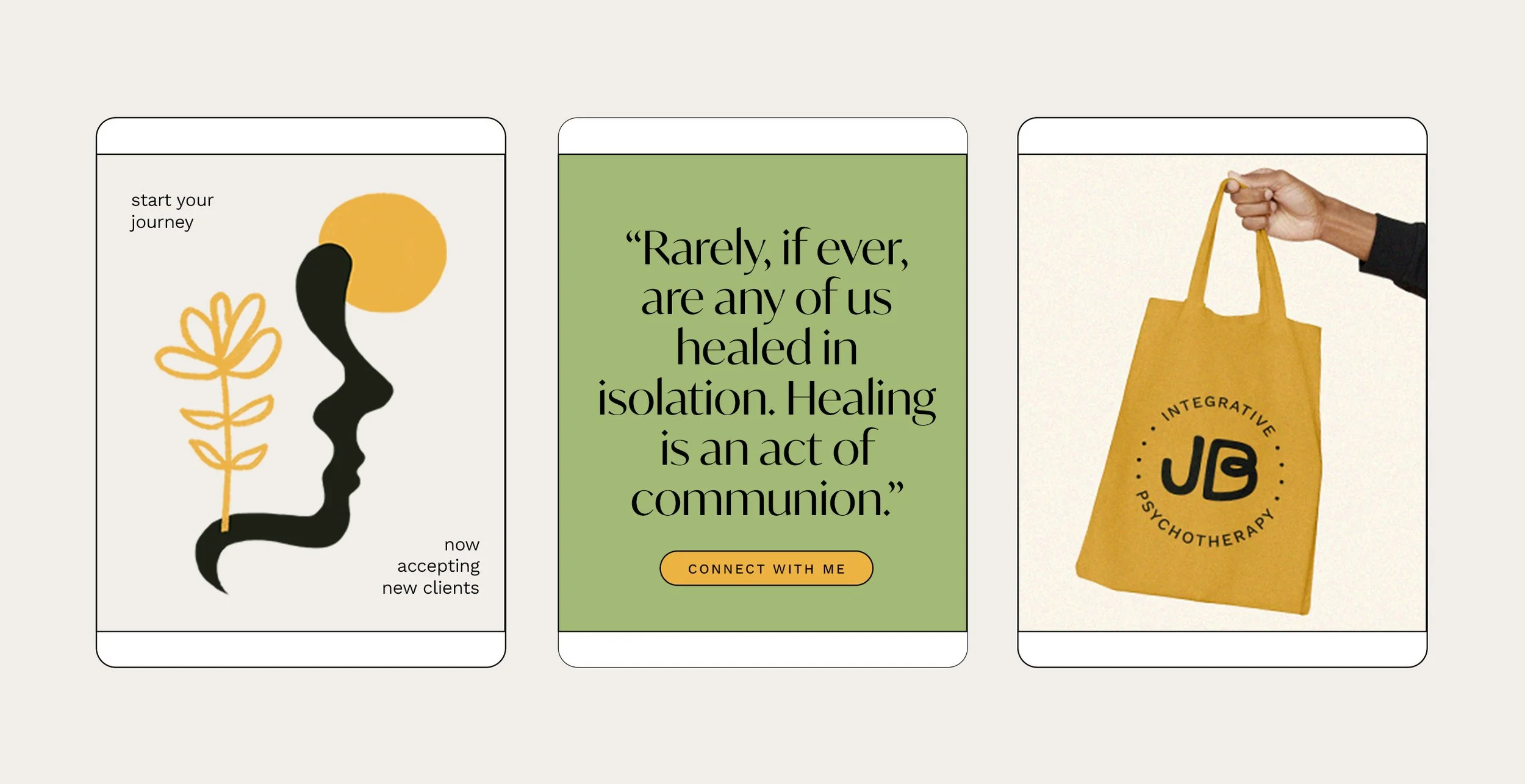 Branding + Website Design for Jenna Burr Psychotherapy — SK Design Studio