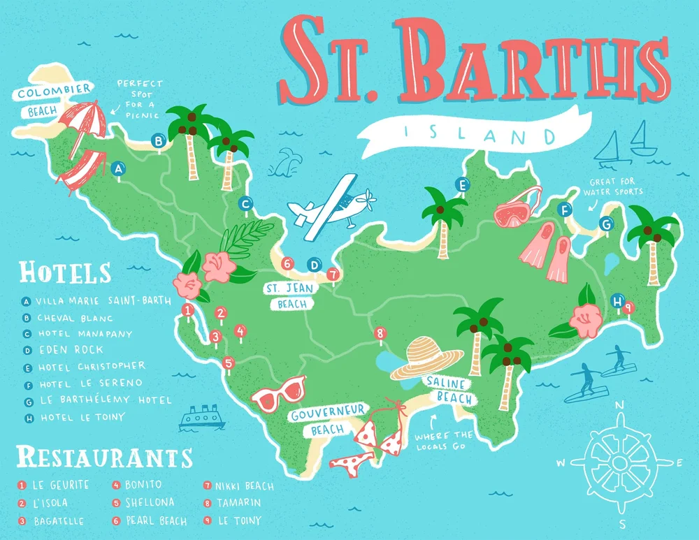 Custom Illustrated Maps — SK Design Studio