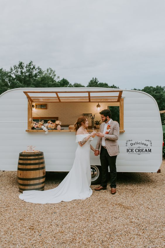 Ice Cream Truck Wedding